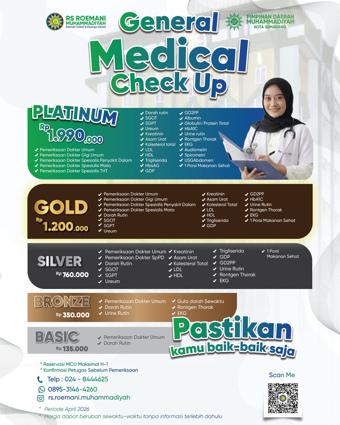 General Medical Check Up | RS Roemani Muhammadiyah Semarang - RS ...