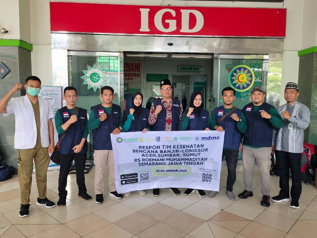 RS Roemani Siaga Kemanusiaan, Kirim Tim Emergency Medical Team untuk ...