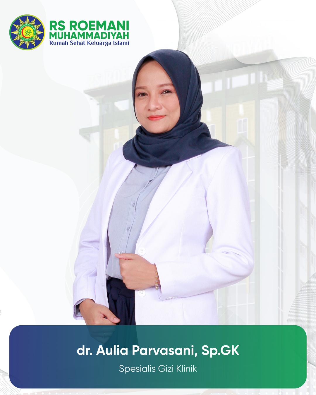 Aulia Parvasani dr., Sp.GK - RS Roemani Muhammadiyah Semarang